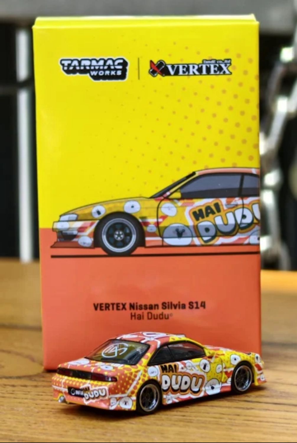 [PREORDER] Tarmac Works x Vertex HAI DUDU Nissan Silvia S14 Box Set ...