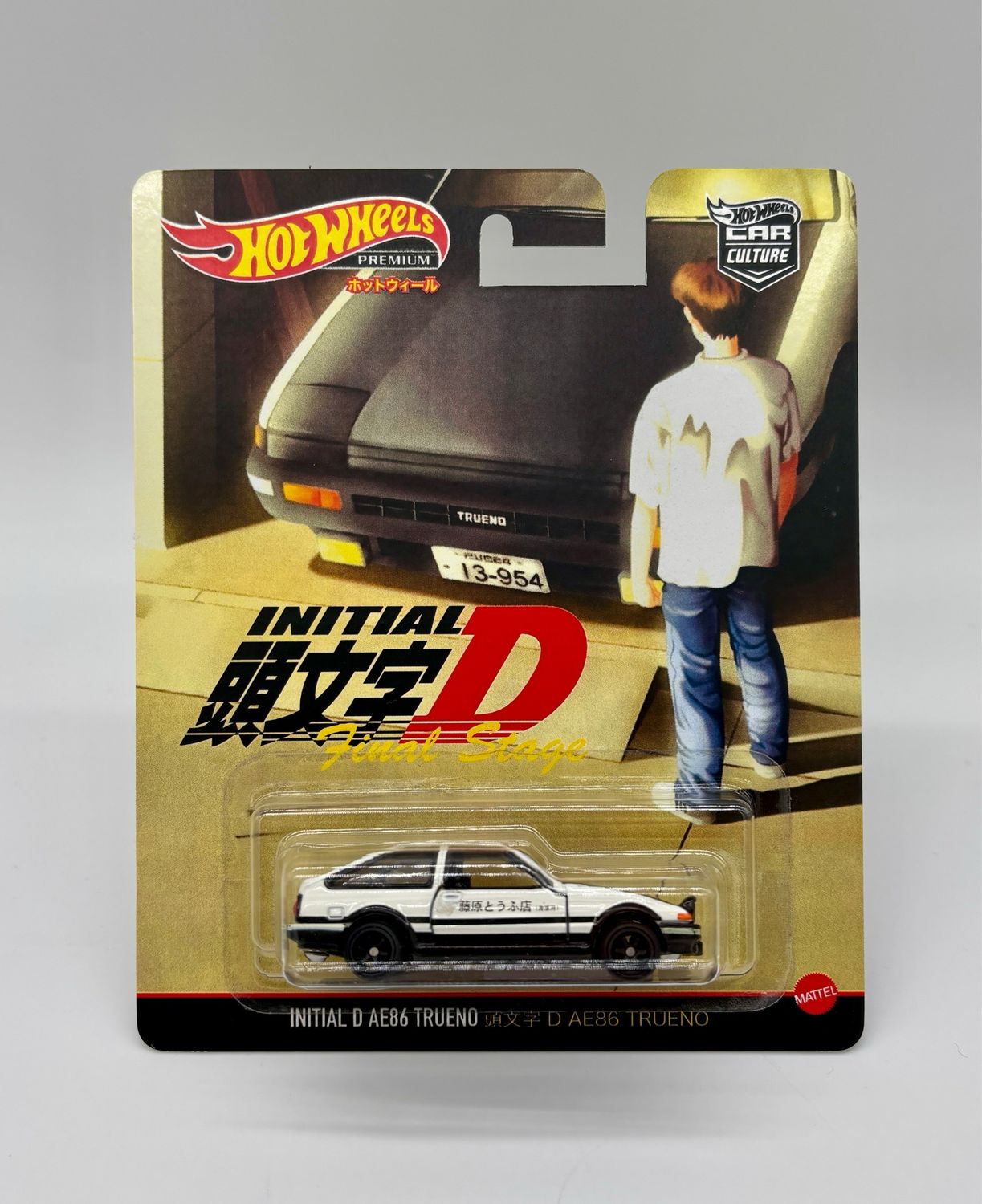 INITIAL D Toyota AE86 Trueno Car in Custom Card