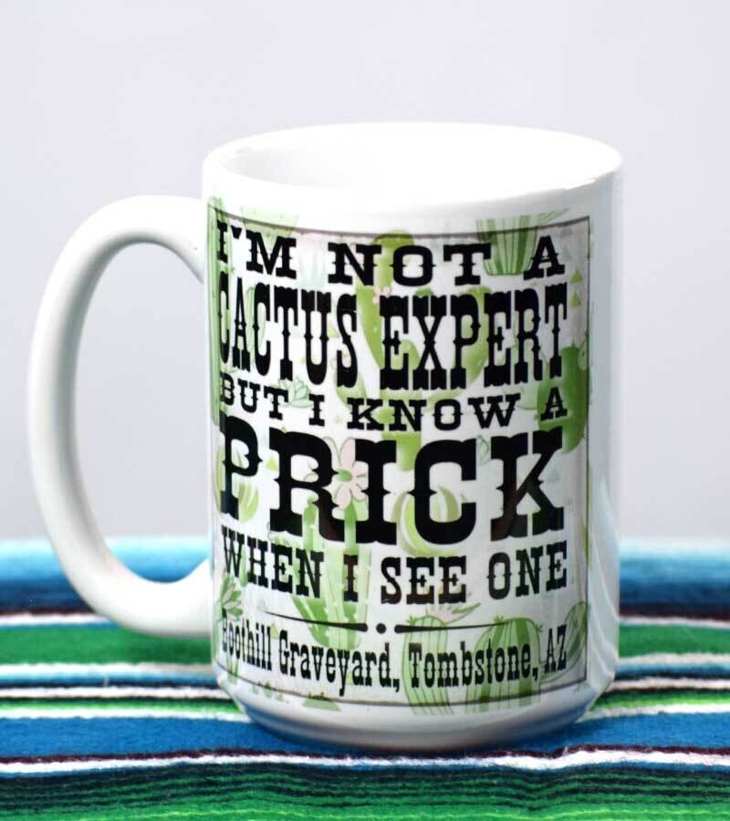 Cactus Expert Mug - Boothill Gift Shop - Discover Boothill Graveyard