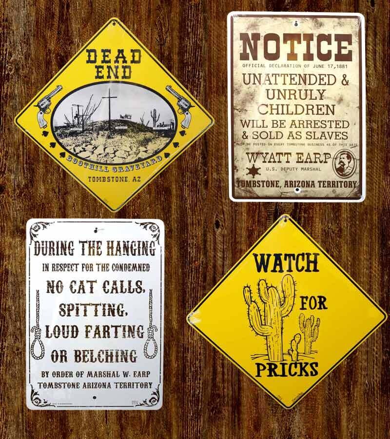 Metal Signs - Boothill Gift Shop - Discover Boothill Graveyard