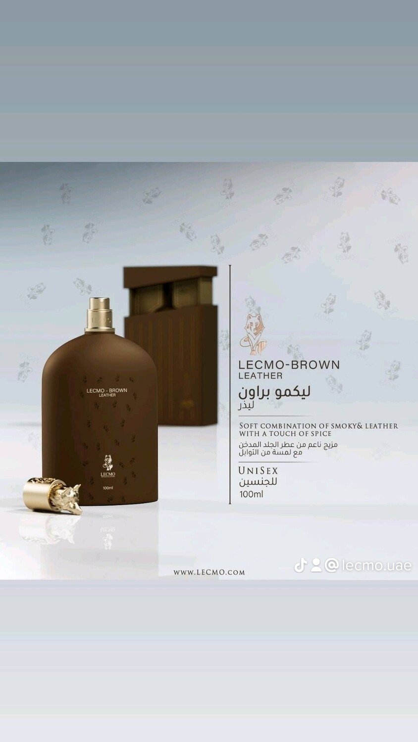 BROWN LEATHER PERFUME