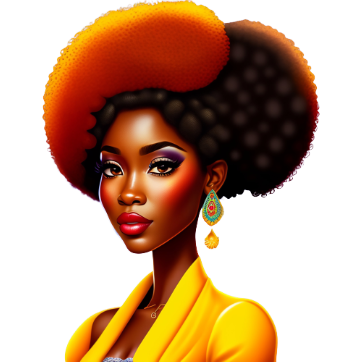 Digital Yellow Beauty