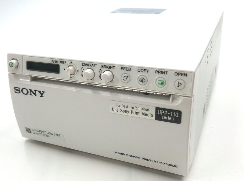 SONY UP-D898MD A6 DIGITAL BLACK AND WHITE THERMAL PRINTER UP-110 SERIES ...