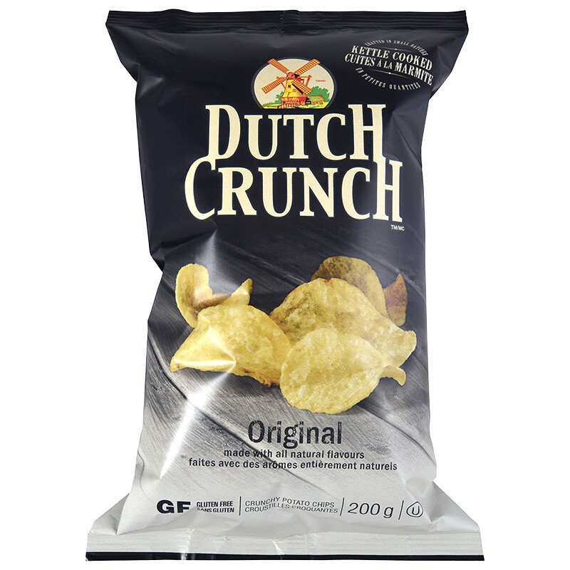 Dutch Crunch Original Crunchy Potato Chips 200g