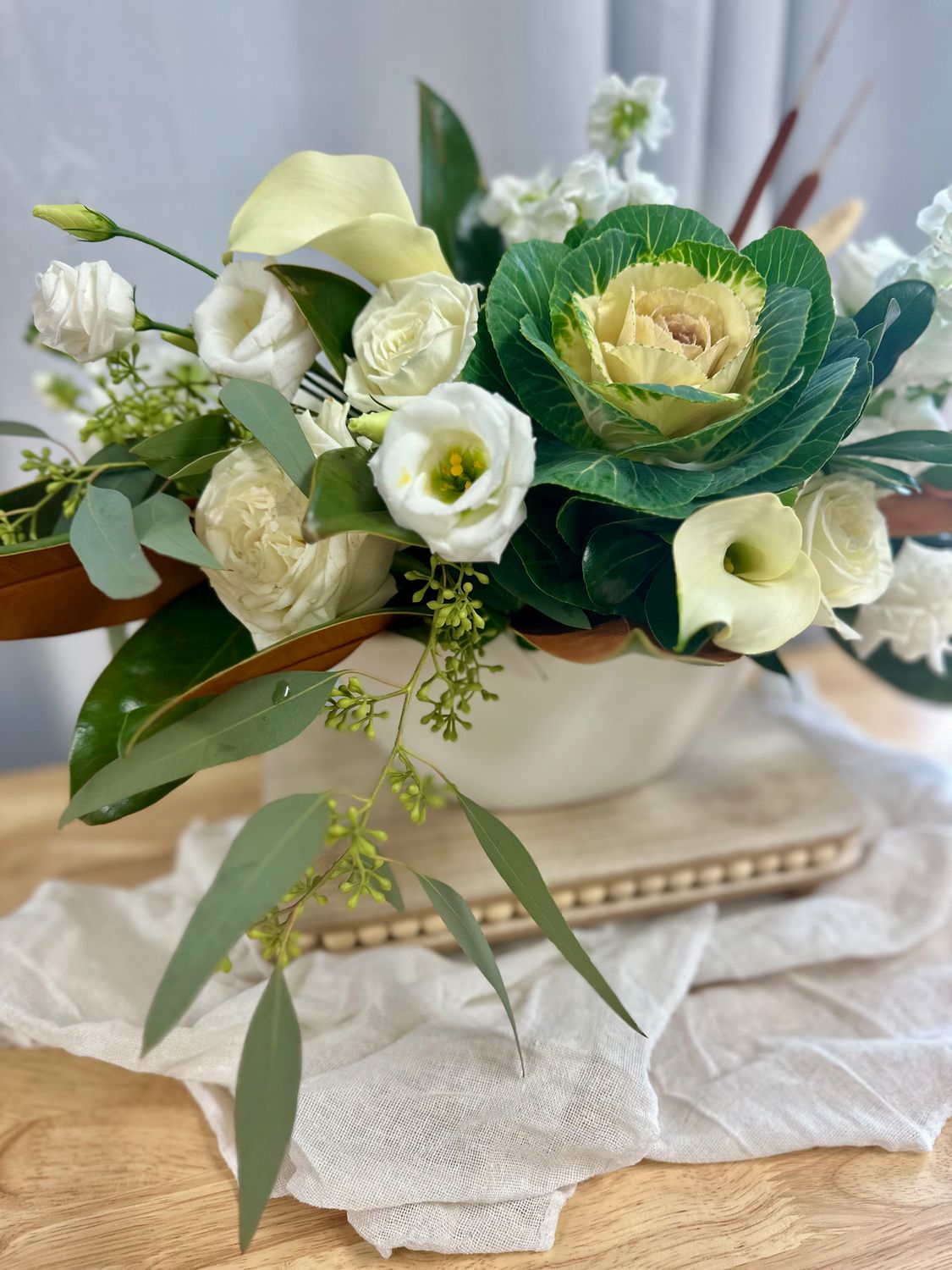 Modern Harvest Centerpiece - Thanksgiving 2024