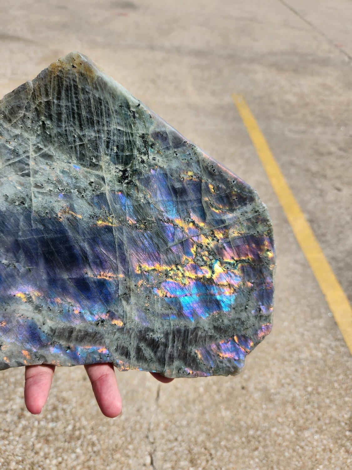 Labradorite Purple Slab