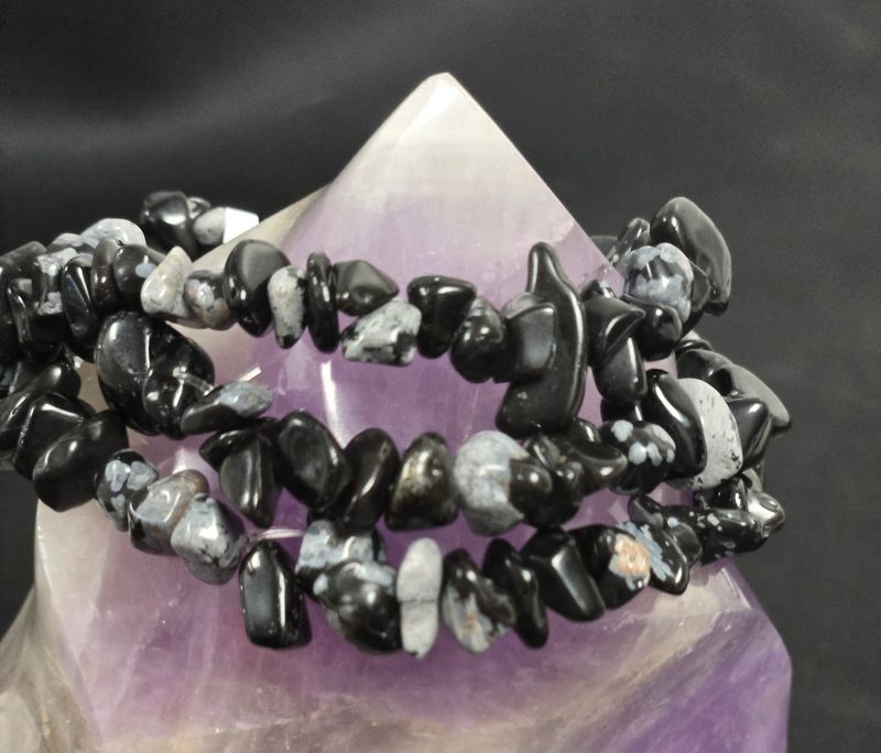 Snowflake Obsidian Chip