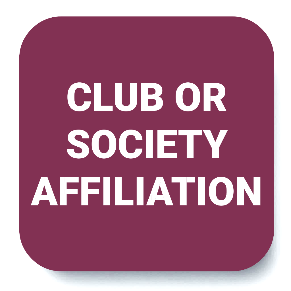 CLUB / SOCIETY AFFILIATION