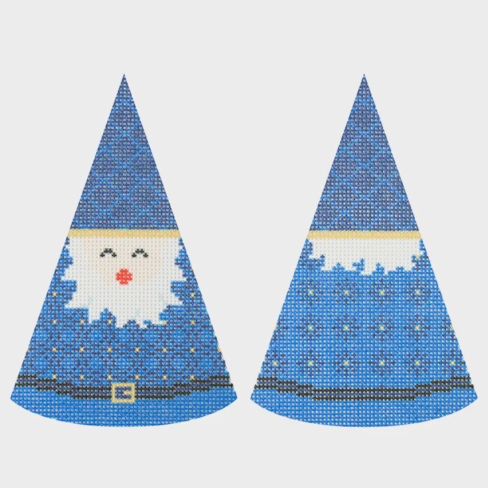Navy Blue Santa Cone