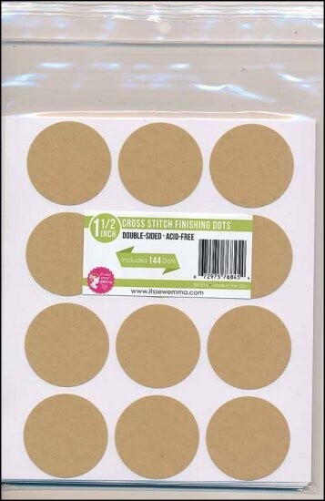 Large Cross Stitch Finishing Dots - 1.5"