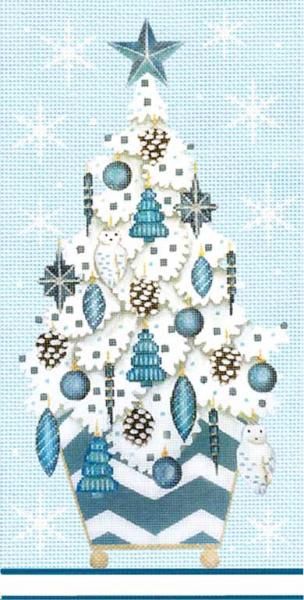 Snowy Tree Topiary