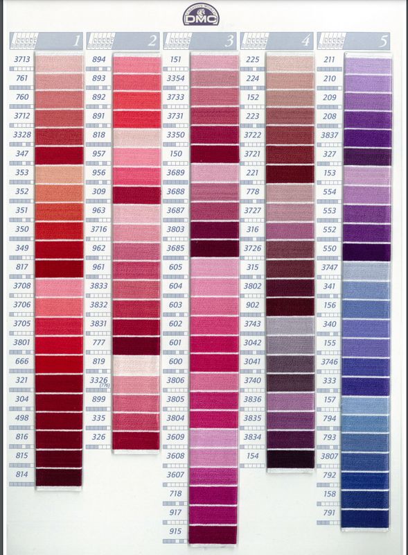 DMC Floss - 3689 - Mauve, Light