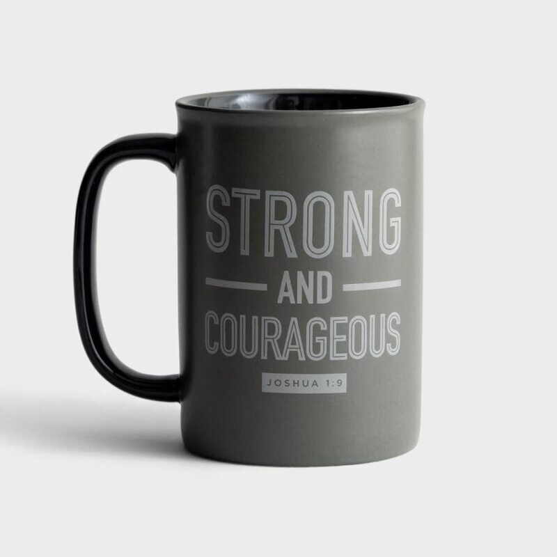 Day Spring Cards Mug-Strong And Courageous (14 Oz)