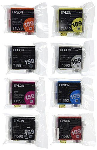 Epson R2000 Full Set of Genuine Inks, T1590 - T1599.