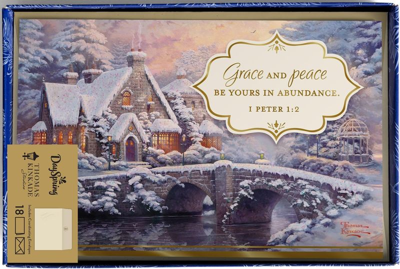 DaySpring - Thomas Kinkade Grace and Peace Be Yours - 18 Christmas ...