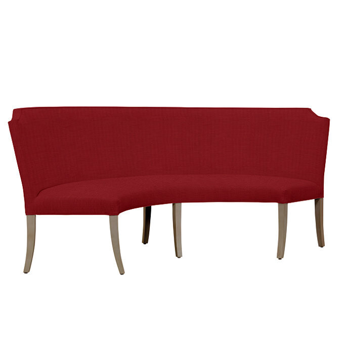 Curved Dining Banquette Bench