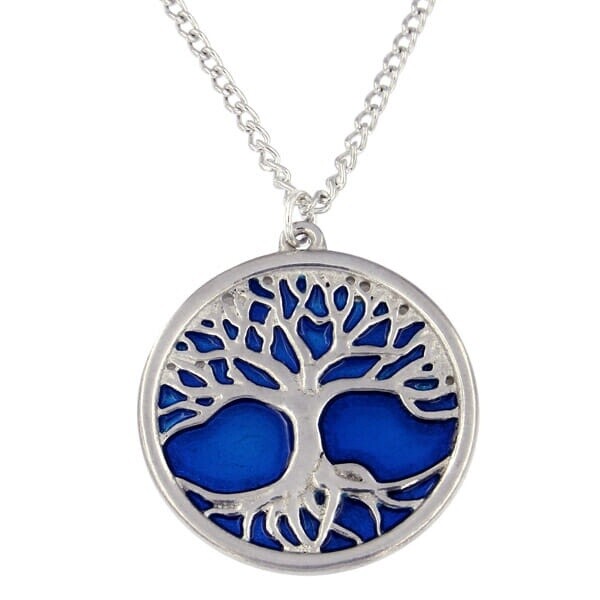 Blue Tree Of Life Pendant
