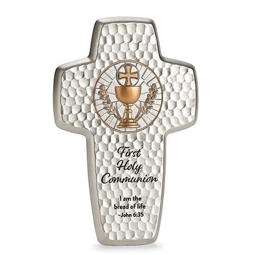 Roman GW First Communion - 18.5cm/7.25" First Communion Wall Cross