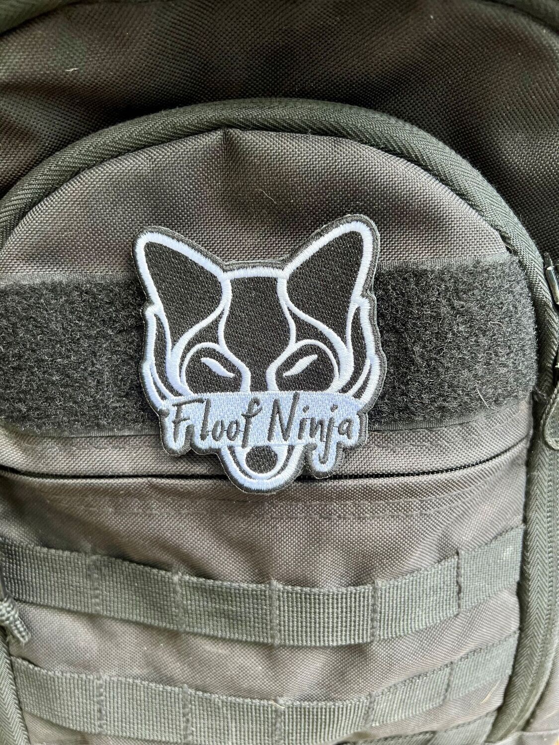 Floof Ninja Embroidered Patch
