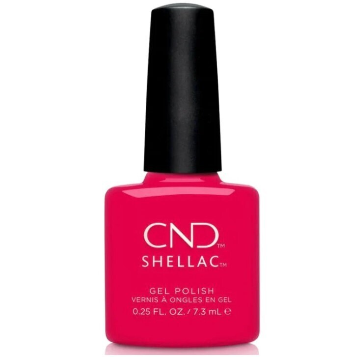CND Shellac Sangria at Sunset Gel Polish 7.3 ml – Fruity Coral Red Crème