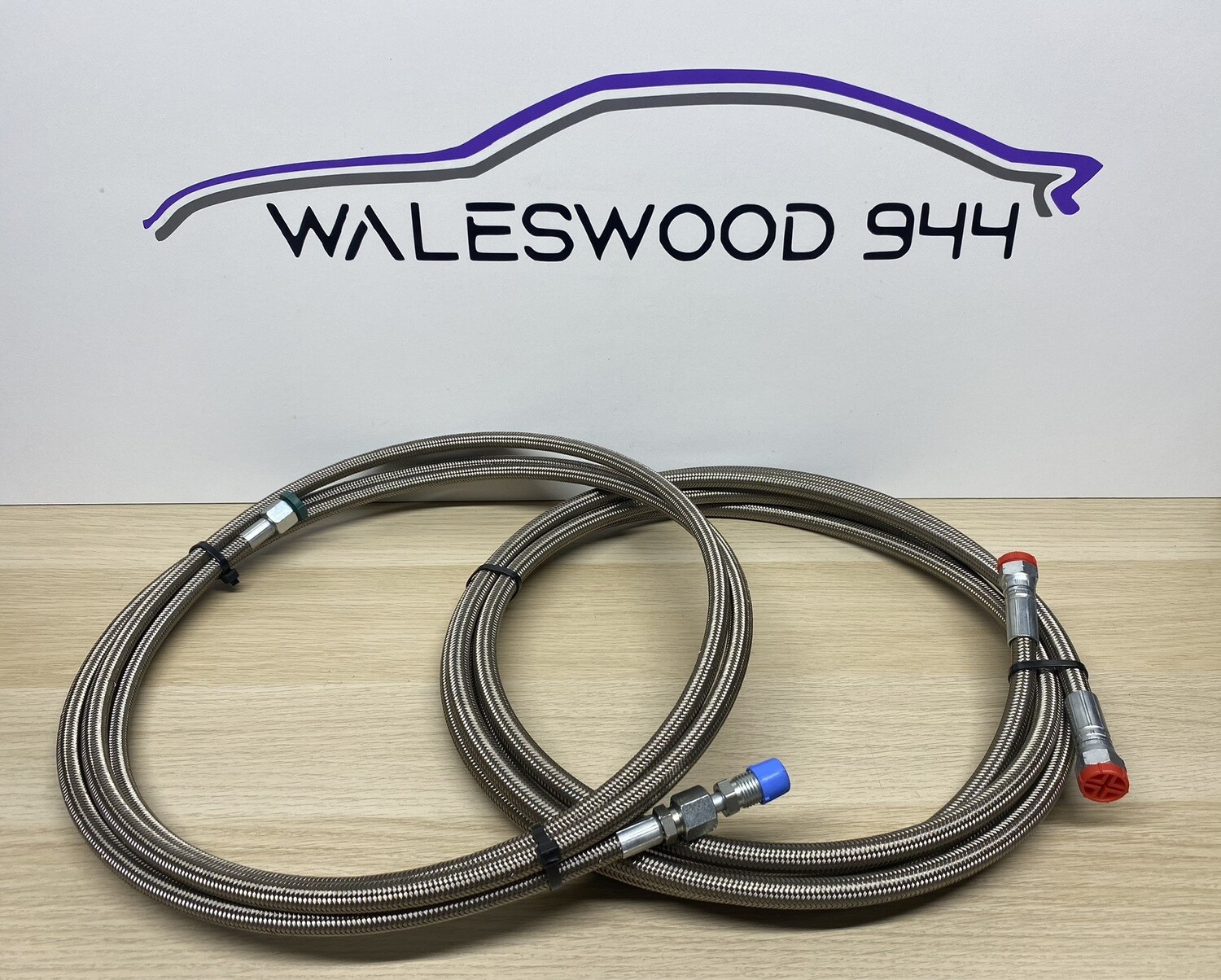 New Porsche 944 S2 Braided Fuel Line Kit