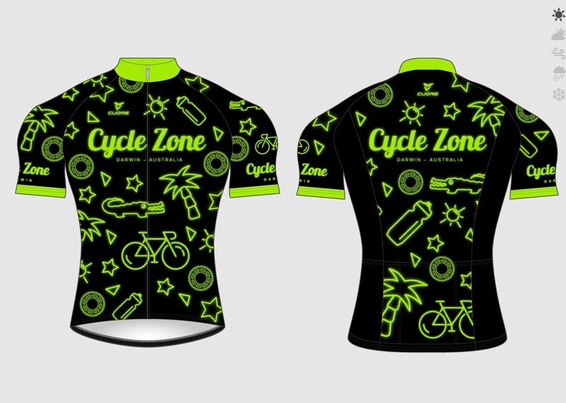CYCLE ZONE ROAD JERSEY MEN