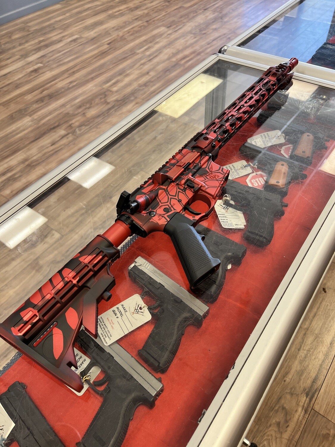 Spike's Tactical, STLS018 RED/Black Kryptek Camo