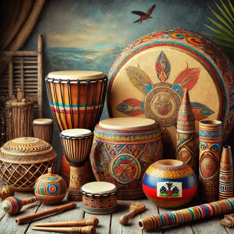 Découverte des instruments de musique haïtiens