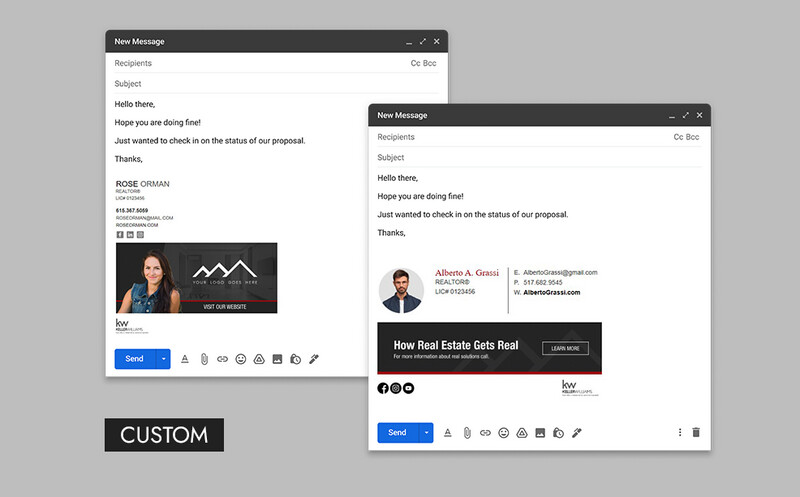 Custom HTML Email Signature Custom HTML Email Signature