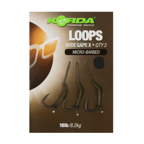 Korda LOOPS Wide Gape X Micro Barbed