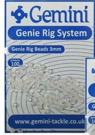 GEMINI BEADS CLEAR 3MM