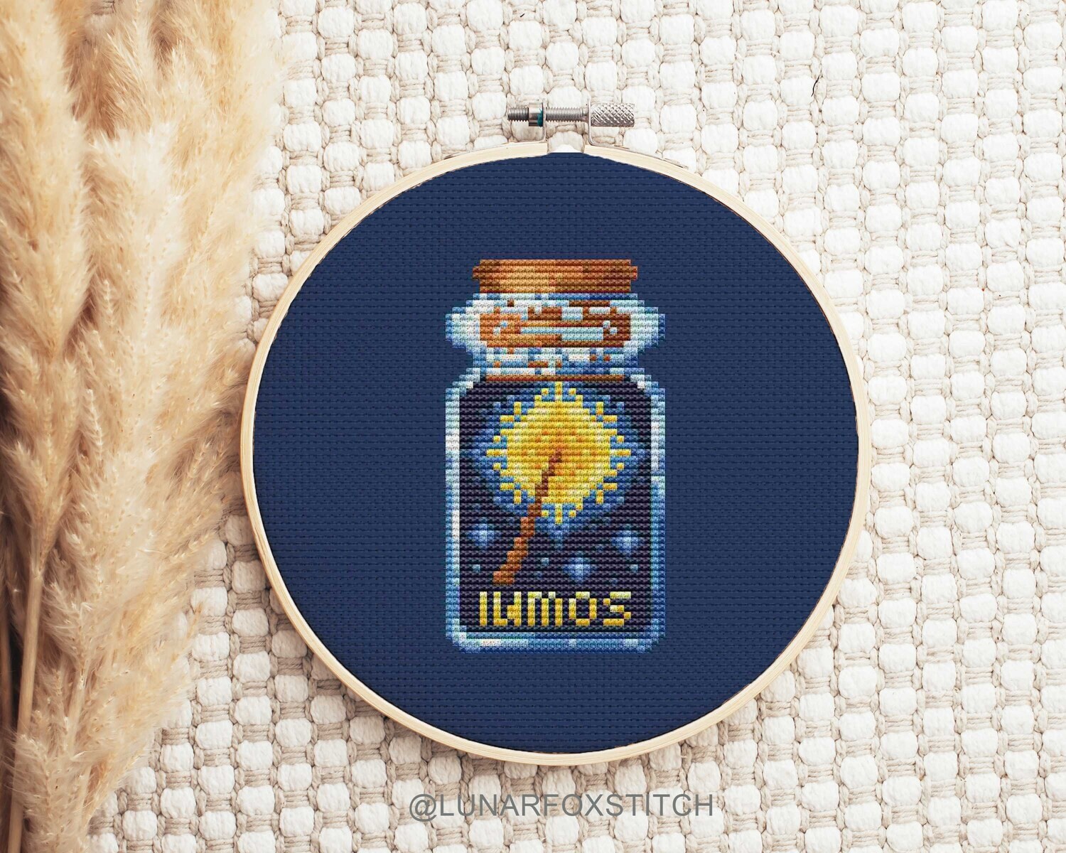 Magic Spell bottle cross stitch pattern