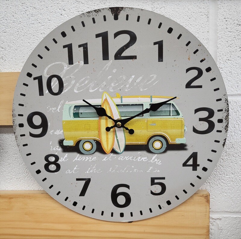 Clock - VW Bus
