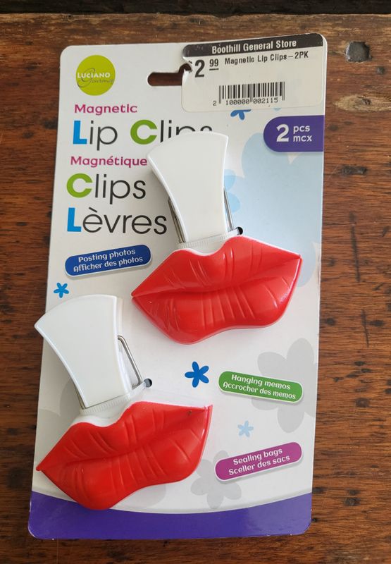 Clips - Magnetic - Lip - 2 pak