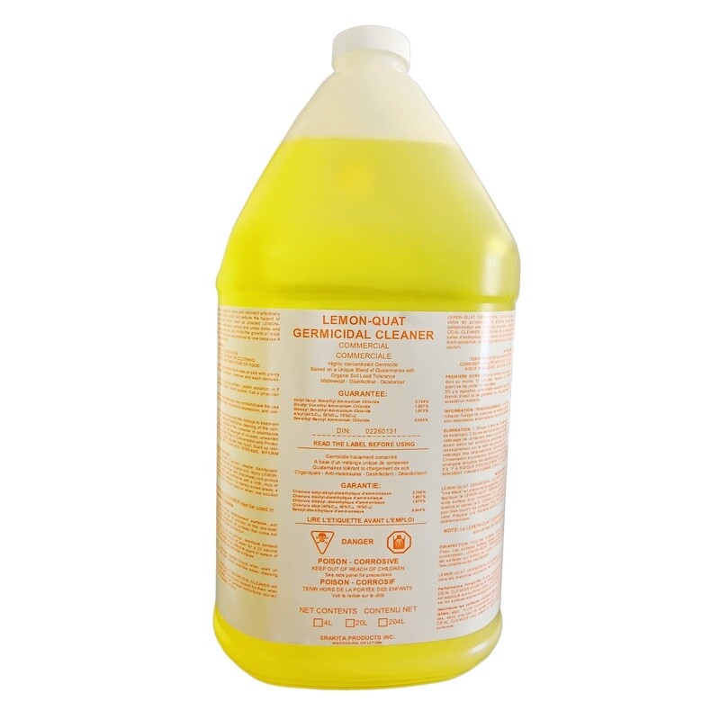 Lemon Quat Germicidal Cleaner 4L