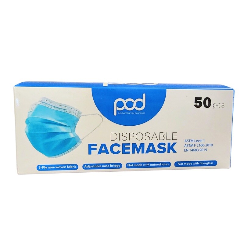 Face Mask Blue 50pcs (per box)