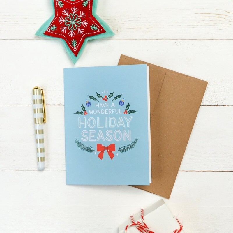 Wonderful Holiday Season Card
