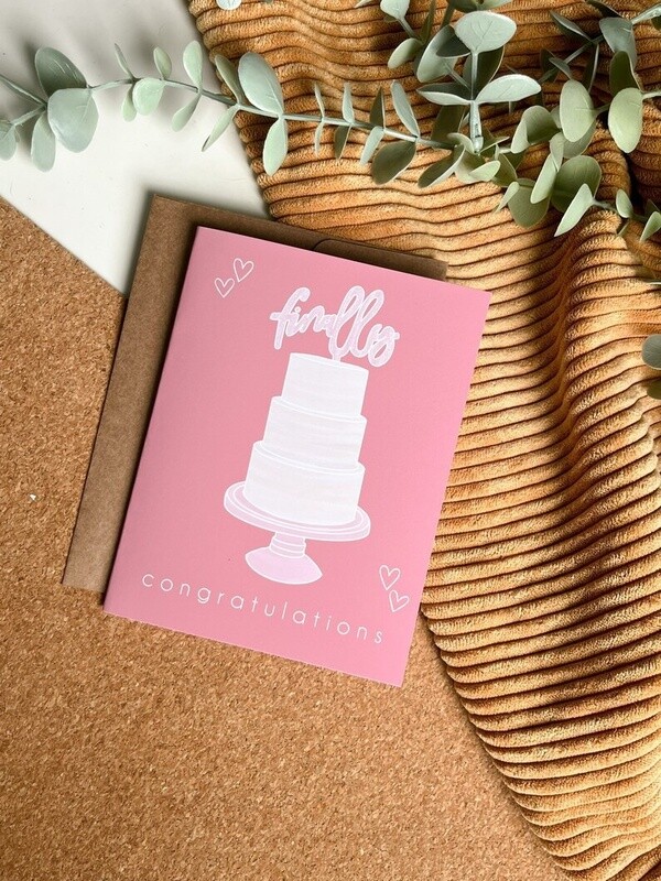 Finally Wedding Card