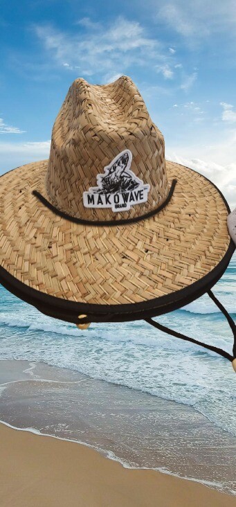 MakoWave Patch Straw Hat
