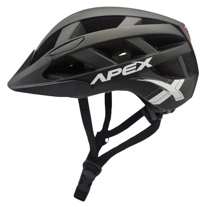 Apex Atom Adult Cycling Helmet Matte Black