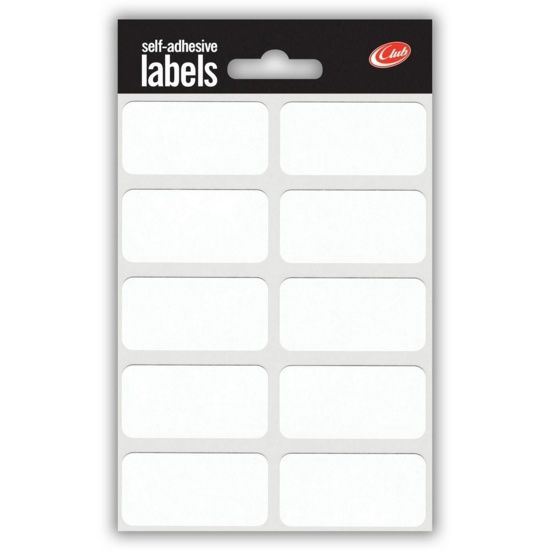 ST White Sticky Labels 19x38mm
