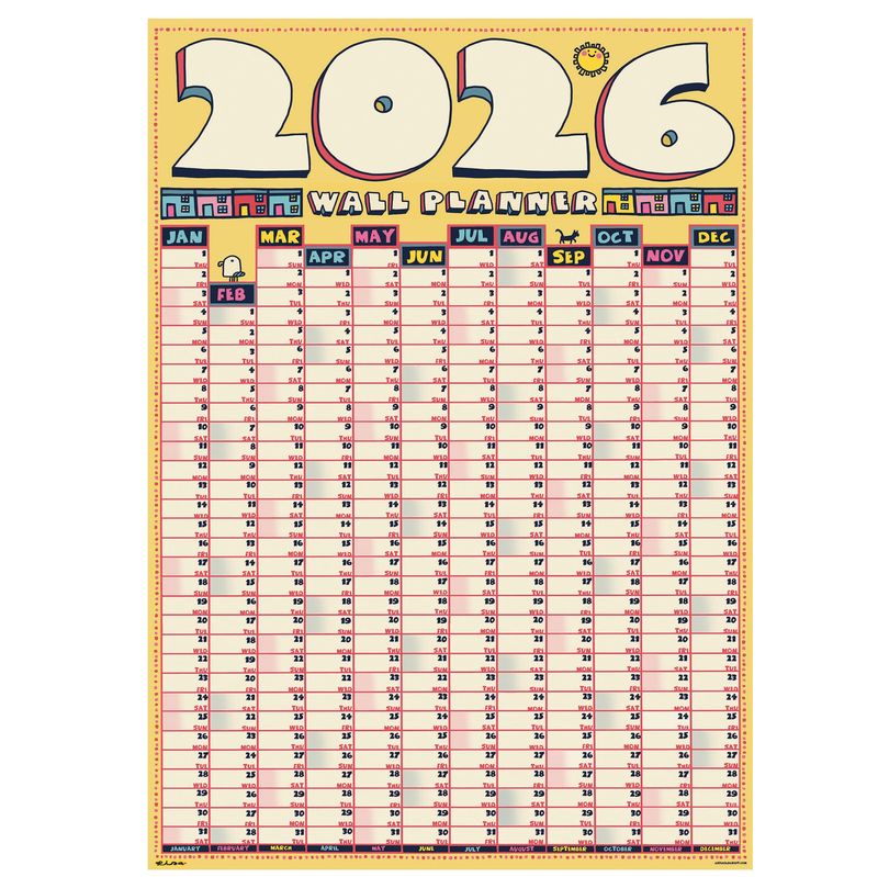CA Lisa Holdcroft Wall Planners