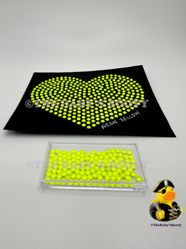 NEON Yellow Hotfix Rhinestones