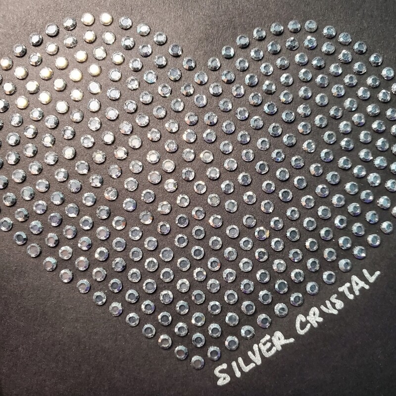 Metalites Silver Crystal Hotfix Rhinestones