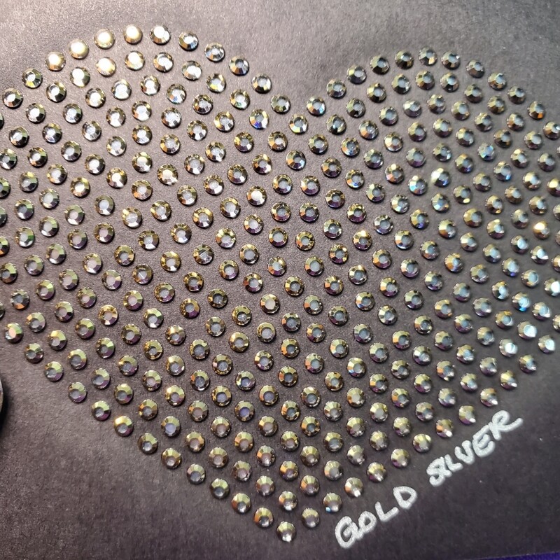 Metalites Gold Crystal Hotfix Rhinestones