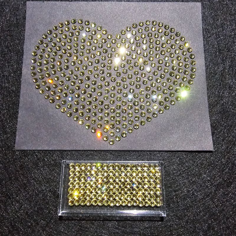 ICY Cornsilk Hotfix Rhinestones