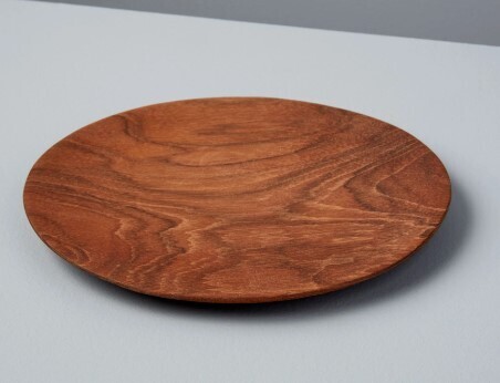 Teak Plates Round Small