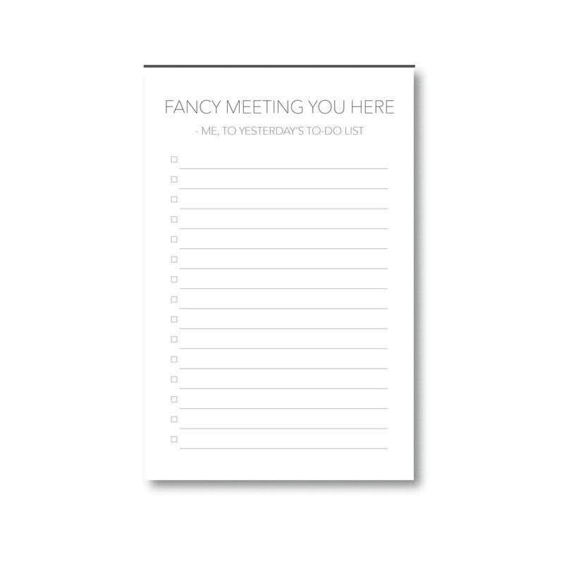 Notepad- Fancy Meeting You