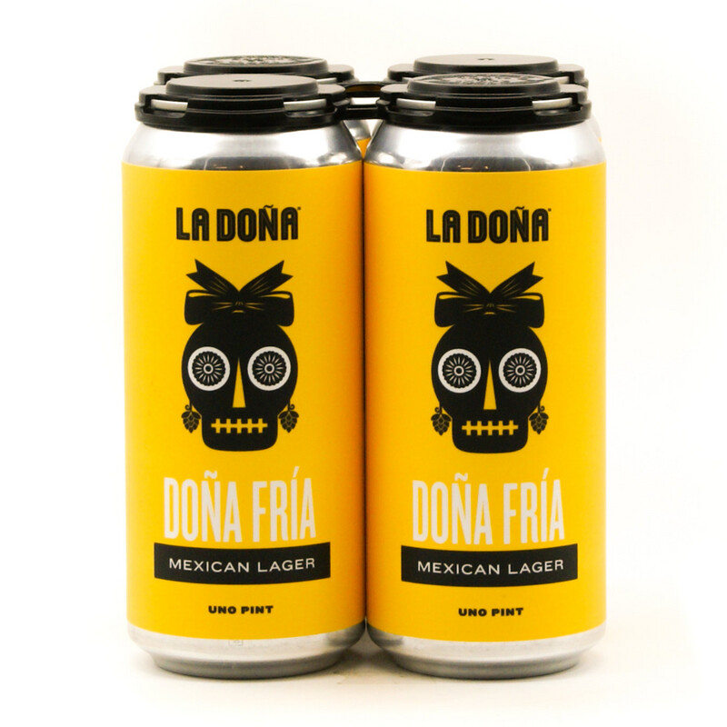 La Dona Dona Fria Mexican Lager 4pk Cans