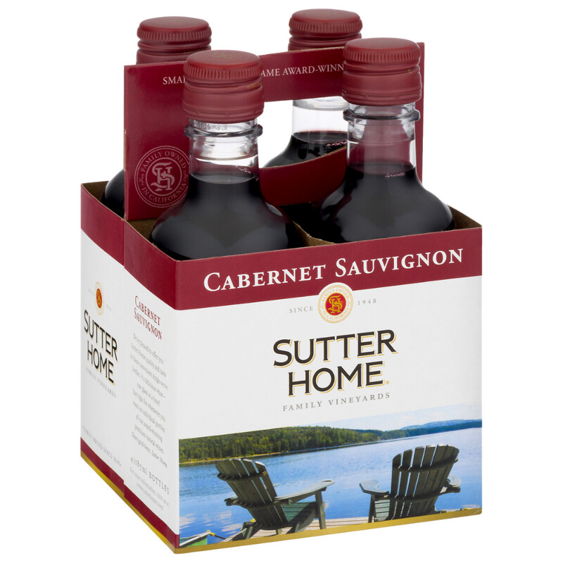 [4pk] Sutter Home Cabernet Sauvignon California